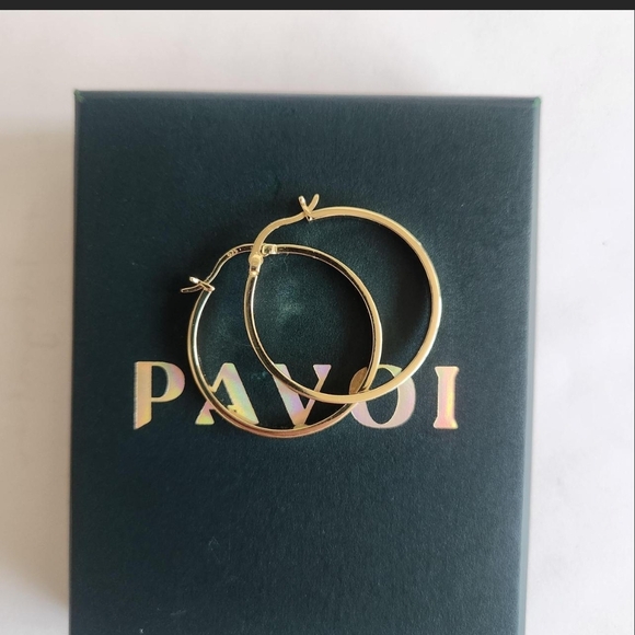 Pavoi | Jewelry | Pavoi Classic Gold Hoop Earrings | Poshmark
